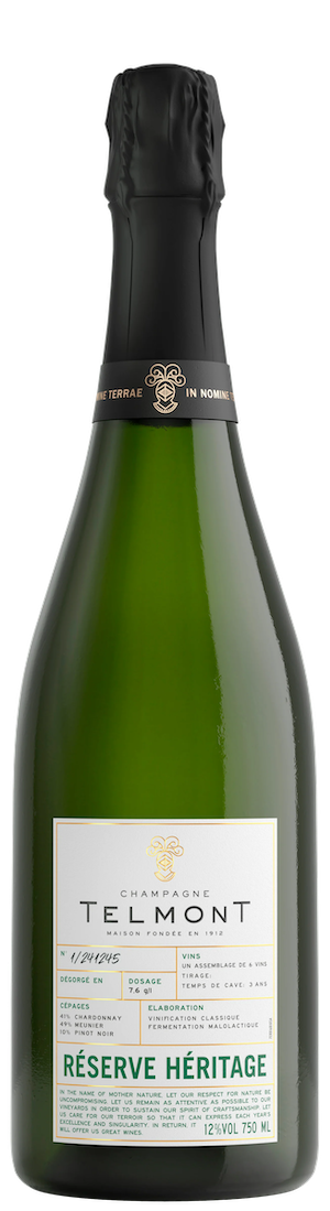 Telmont Champagne Brut Reserve Heritage NV 750ml - SaratogaWine.com
