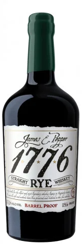 James E. Pepper 1776 Straight Rye Whiskey Barrel Proof 750ml ...