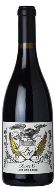 Purple Hands Pinot Noir Lone Oak Ranch 2022 750ml - SaratogaWine.com