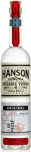 Hanson Of Sonoma Vodka Organic Original Grape Based 750ml ...