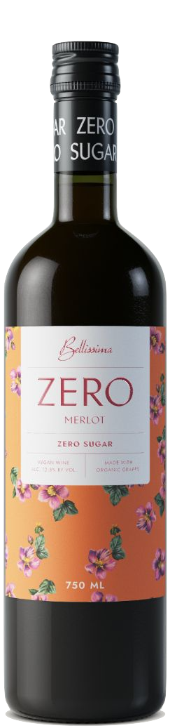 Bellissima Merlot Zero Sugar NV 750ml - SaratogaWine.com